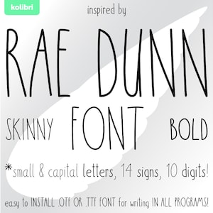 Farmhouse Font Inspired by Rae Dunn Font Otf Ttf Font - Etsy Canada