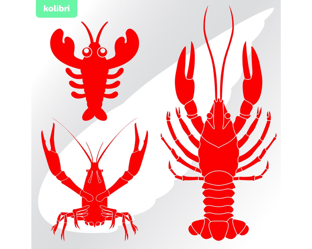 Crawfish Svg – Lobster Svg – Crawfish Clipart – Crayfish Crawdad Svg ...