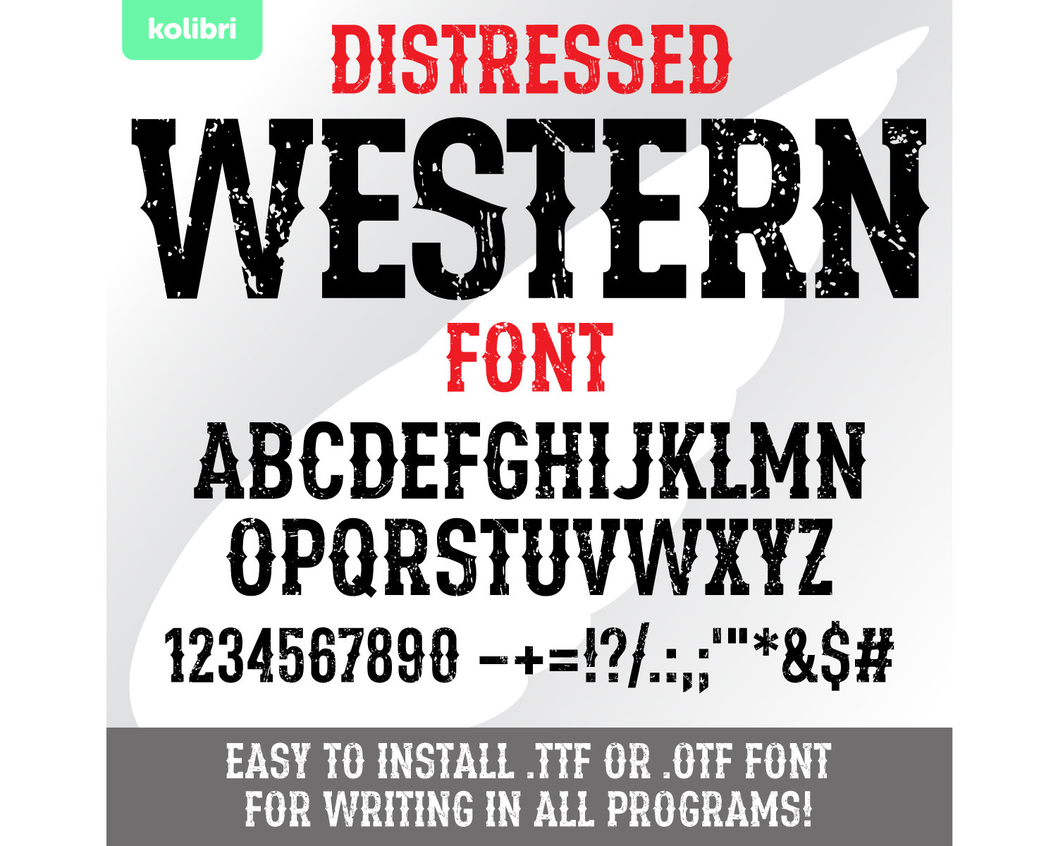 Western Font – Cowboy Svg – Distressed Font – Grunge Letters Svg ...