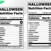 Halloween Svg – Nutrition Facts Svg – Nutrition Svg – Halloween Facts ...