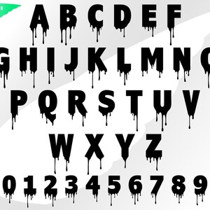Dripping Letters Svg – Dripping Svg – Saucy Svg – Alphabet Text Svg ...