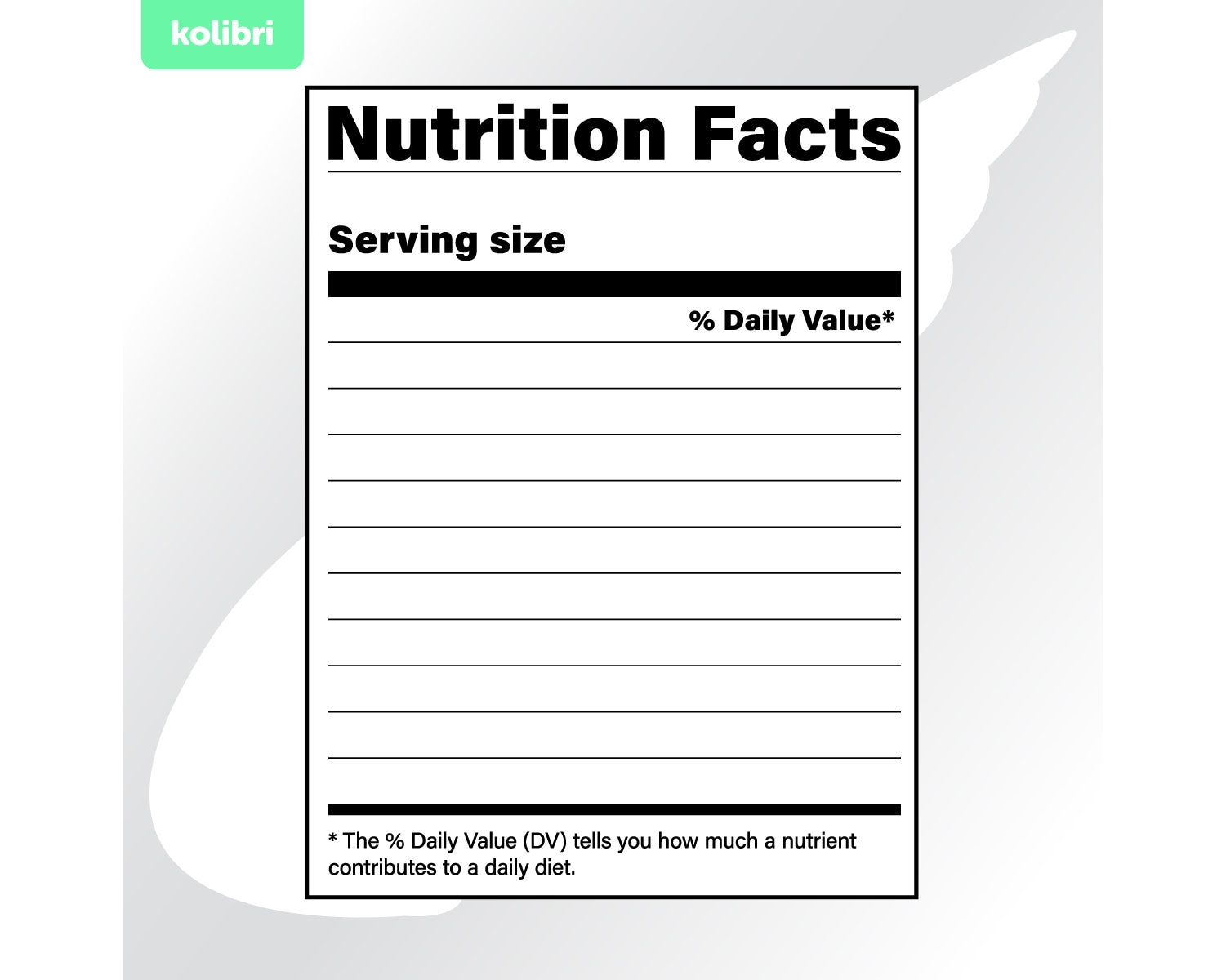 Nutrition Facts Svg – Nutrition Svg – Nutrition Facts Clipart ...