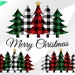 Buffalo Plaid Christmas Tree Svg Christmas Tree Clipart - Etsy