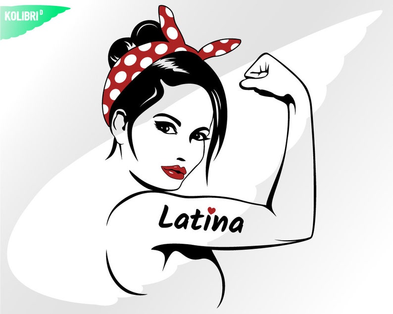 Latina Rosie Svg – Rosie the Riveter Svg – Rosie Clipart – Latina Tank ...