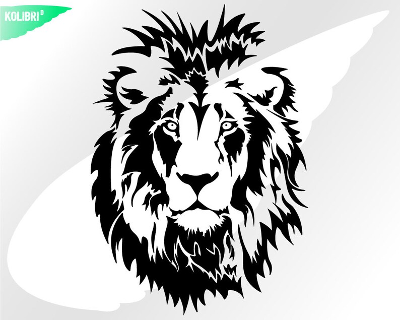 León svg León clipart Svg africano Power svg Animal - Etsy México