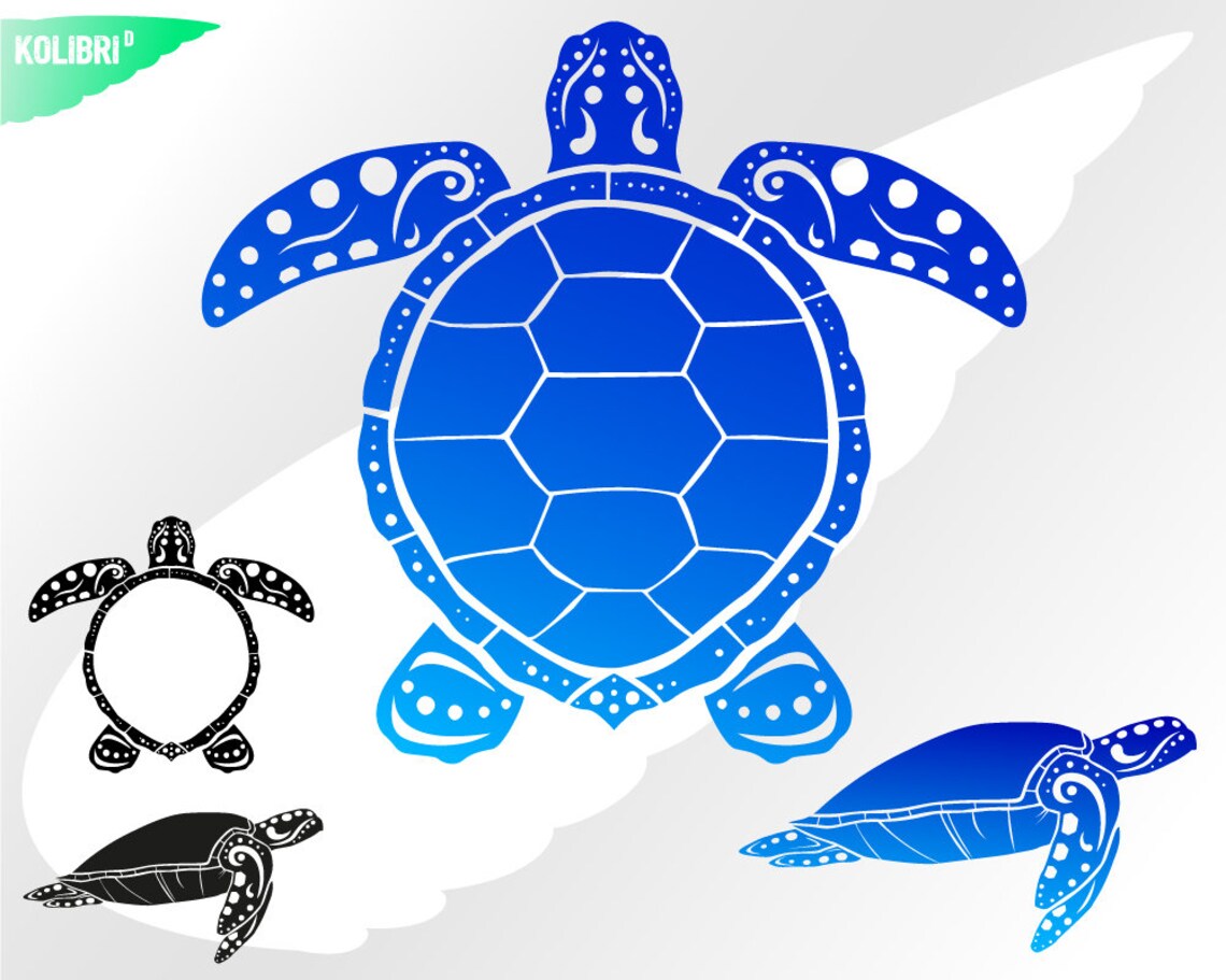 Turtle Svg Sea Turtle Clipart Turtle Png Sea Svg - Etsy