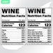 Wine Svg – Nutrition Facts Svg – Nutrition Svg – Wine Facts Clipart ...