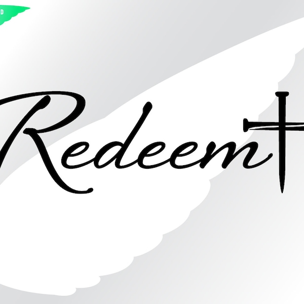 Redeemed Cross Svg - Etsy