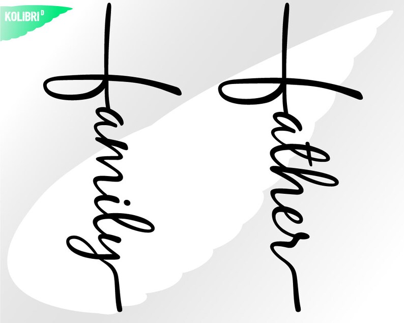Father Svg – Father Cross Svg – Father Cross Clipart – Family Svg ...