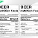 Beer Svg – Nutrition Facts Svg – Nutrition Svg – Beer Facts Clipart ...