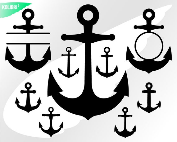 Anchor Svg Anchor Frame Svg Anchor Monogram Svg Anchor - Etsy UK