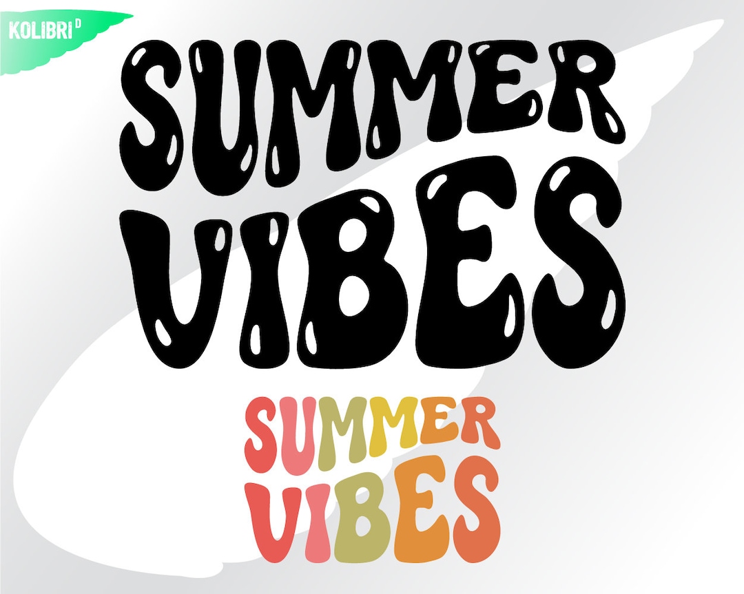 Summer Vibes Svg – Summer Svg – Vibes Clipart – Retro Groovy Svg ...