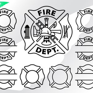 Fire Svg – Firefighter Svg – Fireman Svg – Fire Department Svg – Fire ...