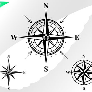 Compass Svg – Compass Clipart – Compass Rose Svg – Nautical Compass Png ...