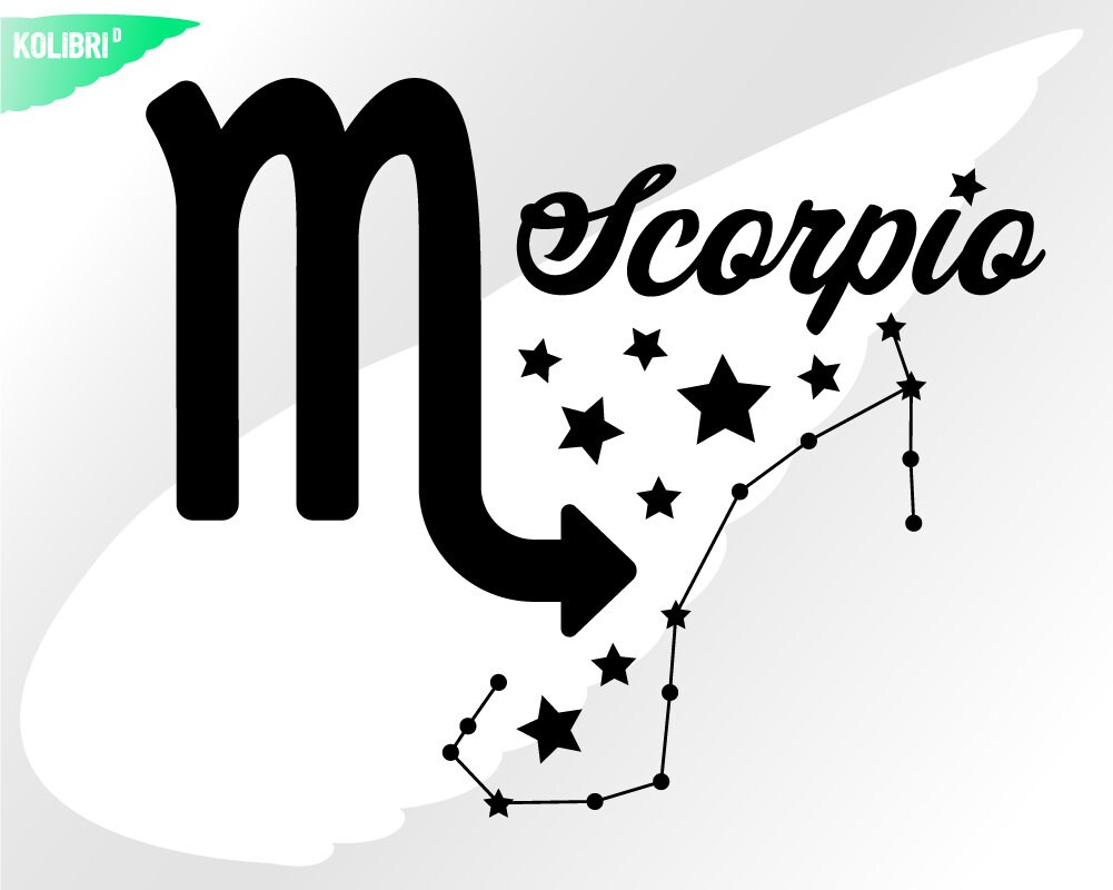 Scorpio Svg Zodiac Svg Horoscope Svg Stars Svg Scorpio - Etsy