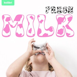 Cow Font Svg – Cow Spots Svg – Cow Svg – Alphabet Cow Groovy Font ...