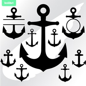 Anchor Svg – Anchor Frame Svg – Anchor Monogram Svg – Anchor Clipart ...
