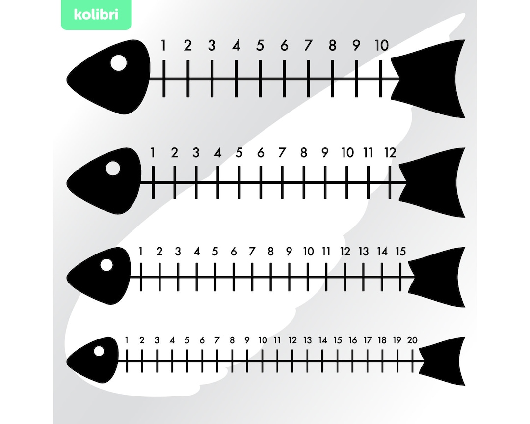 Fish Ruler Svg – Fish Ruler Clipart – Fish Svg – Fish Clipart – Fishing ...
