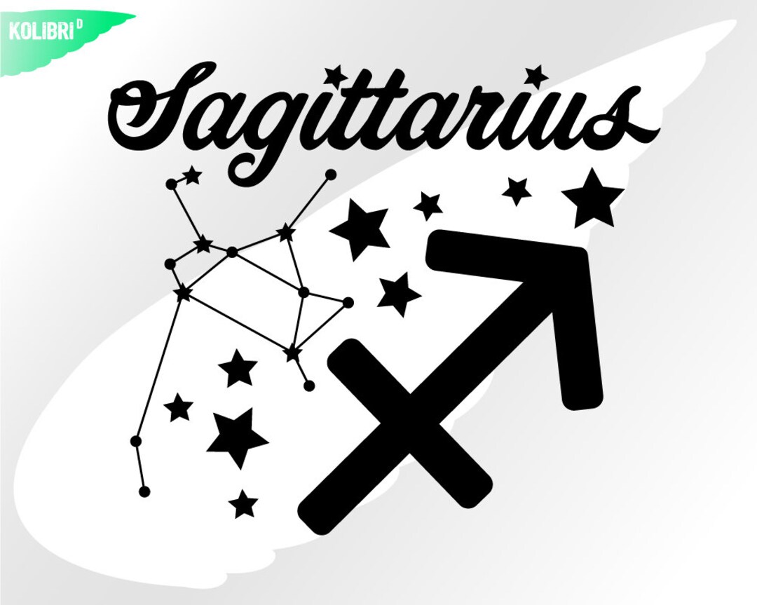 Sagittarius Svg – Zodiac Svg – Horoscope Svg – Stars Svg – Sagittarius ...
