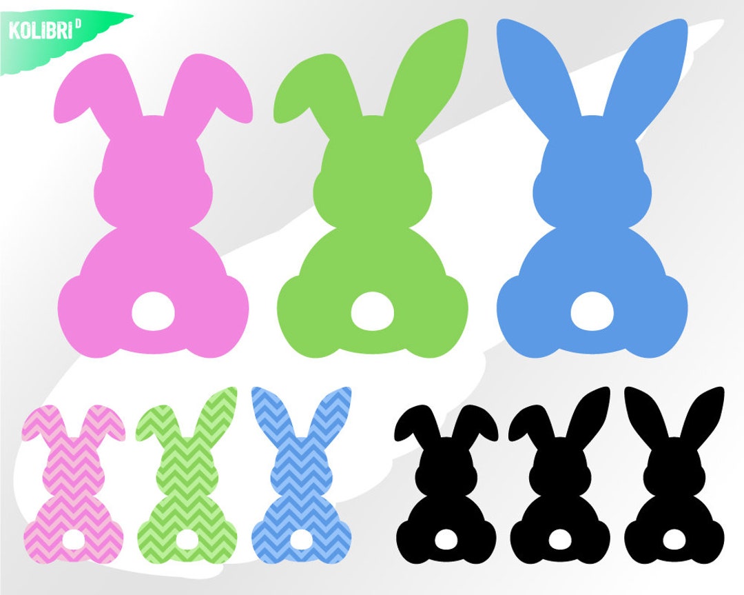 Bunny Svg Easter Bunny Svg Easter Svg Three Easter - Etsy