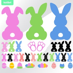Bunny Svg – Easter Bunny Svg – Easter Bunnies Svg – Bundle Easter Svg ...