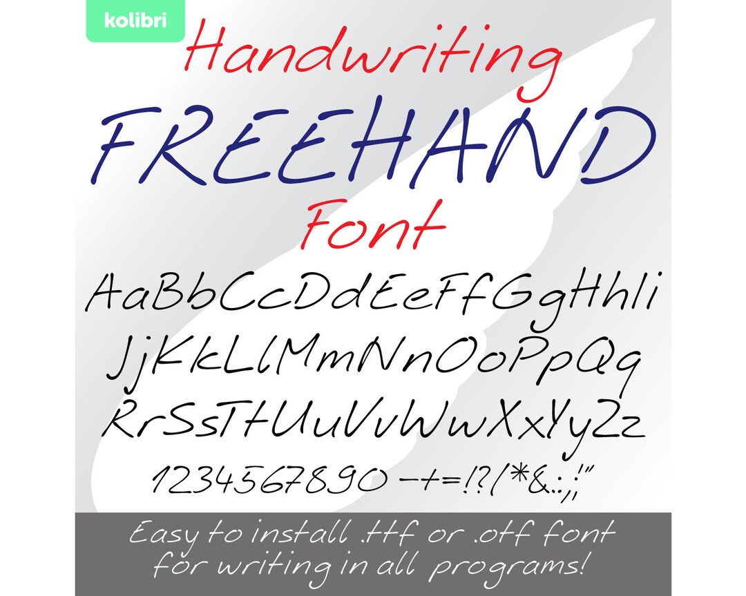 Handwriting Font Script Font Freehand Font Wedding Font - Etsy