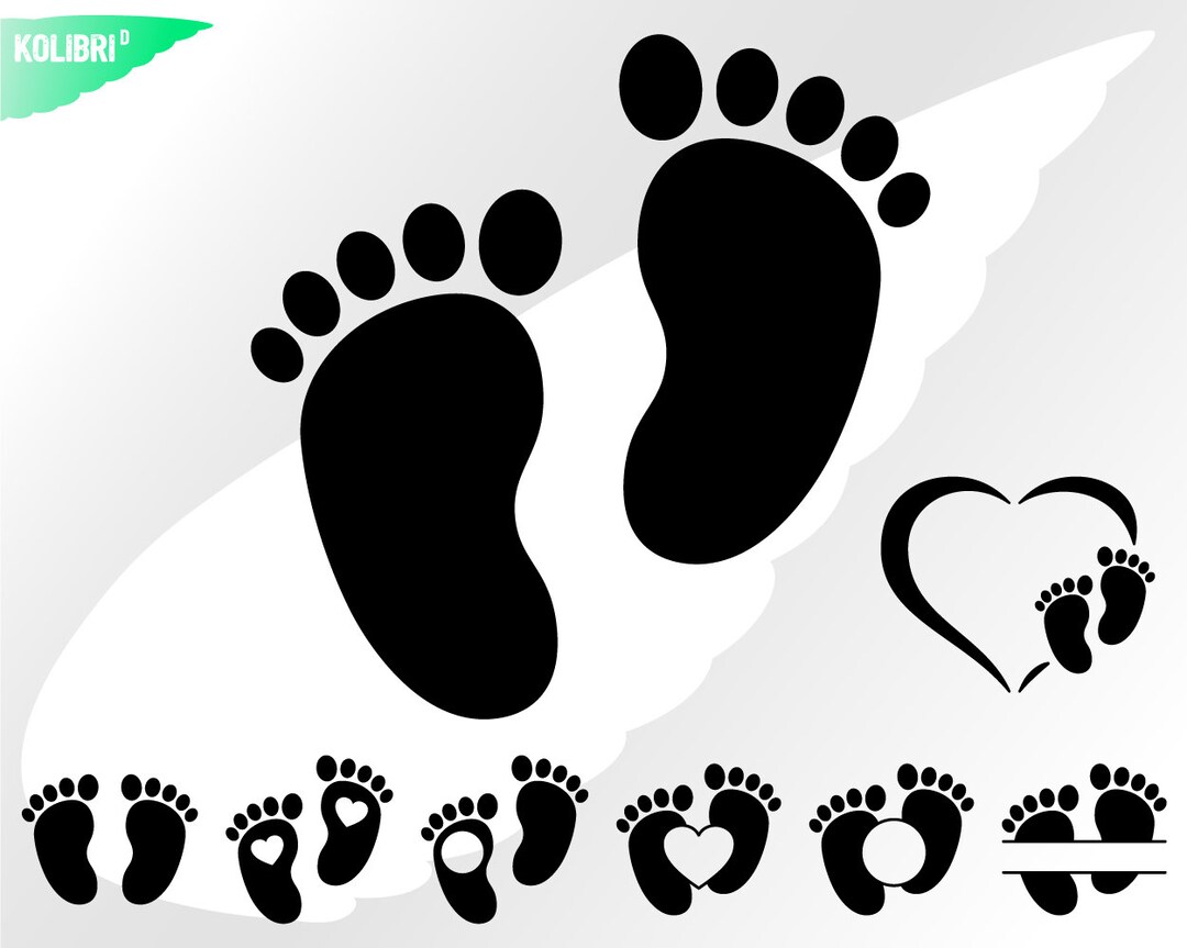 Baby Svg Baby Feet Svg Baby Feet Monogram Svg Baby Feet - Etsy