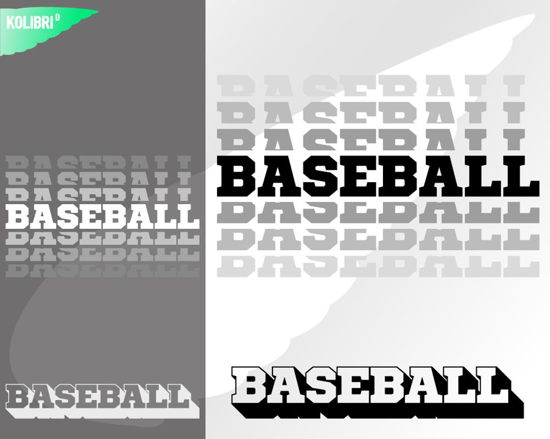 Baseball Svg – Mirror Baseball Clipart – Team Sport Svg – Mirrored ...