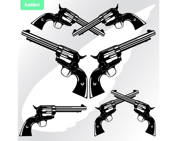 Crossed Revolvers Png