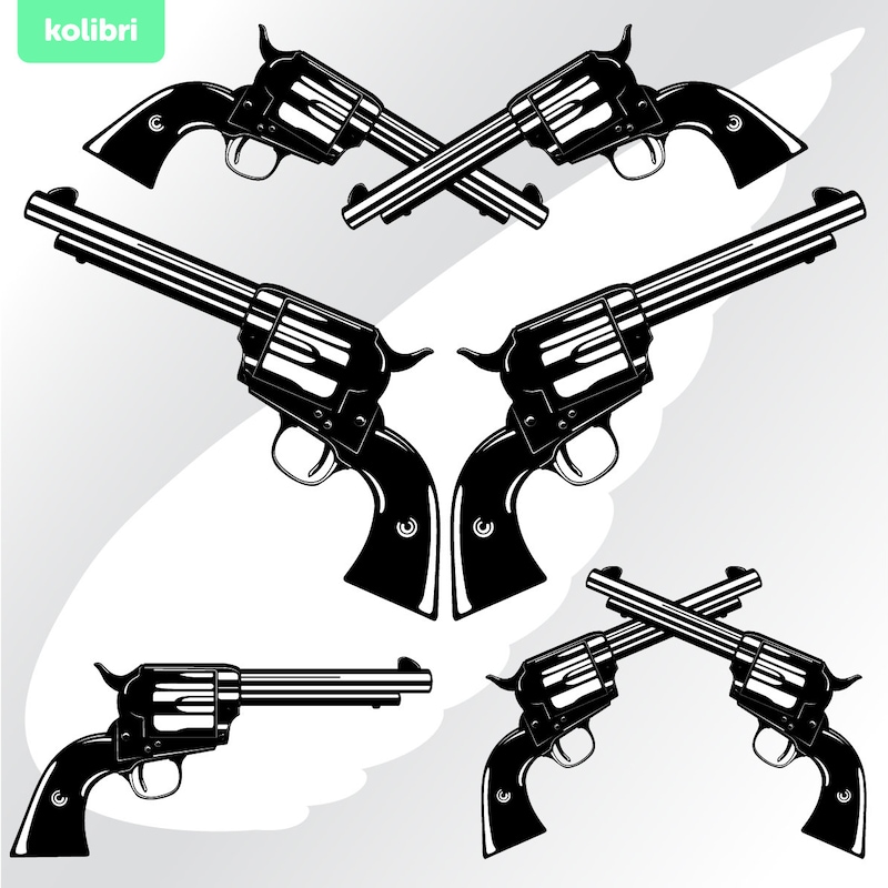 Revolvers Svg - Etsy