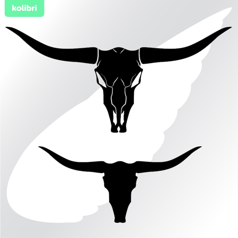 Longhorn Skull - Etsy