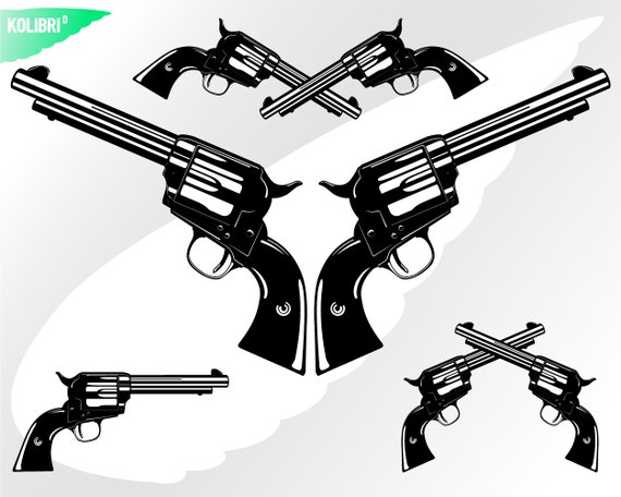 Crossed Revolvers