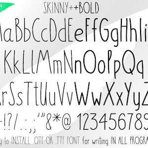 Handwriting Font – Cami Rae Single Line Font – Bold Otf, Ttf Font ...