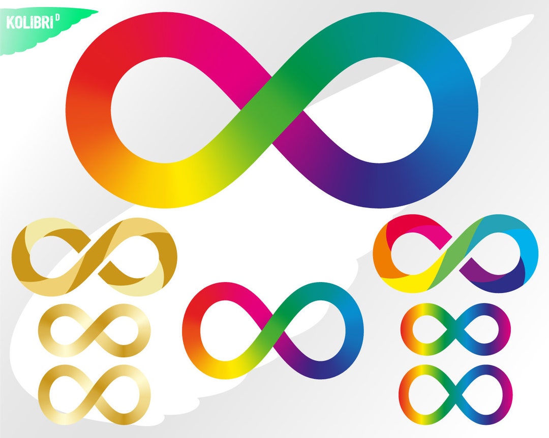 Autism Svg Infinity Rainbow Svg Neurodiversity Svg - Etsy