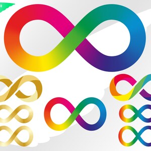 Autism Svg – Infinity Rainbow Svg – Neurodiversity Svg – Autism Clipart ...