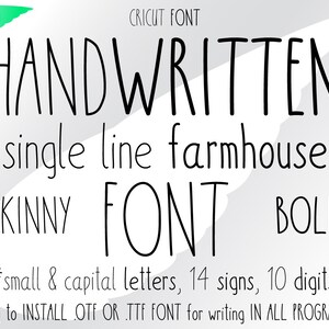 Handwriting Font – Cami Rae Single Line Font – Bold Otf, Ttf Font ...