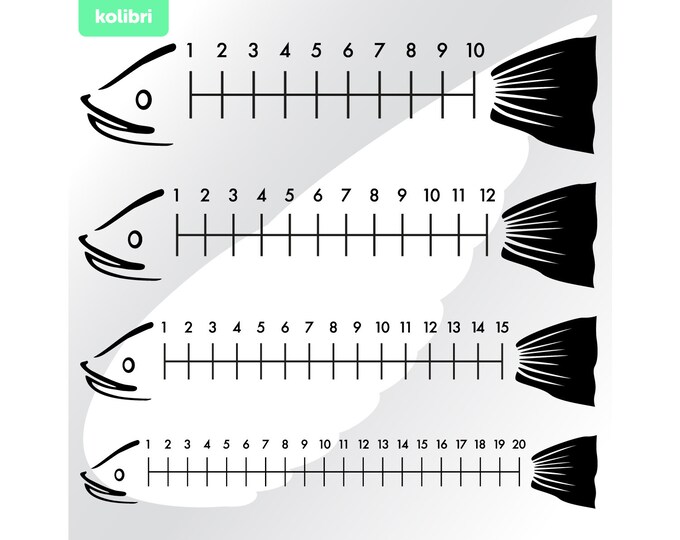 Fisherman's Ruler SVG File - Etsy