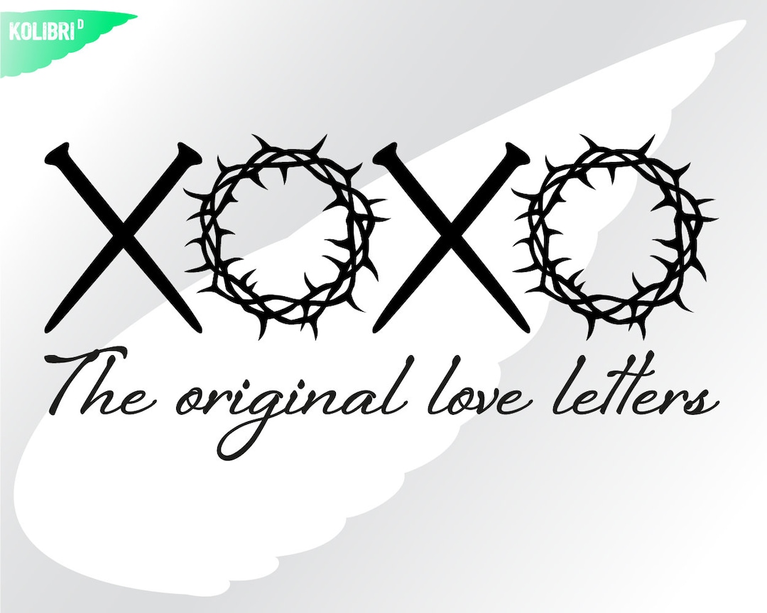 XOXO Svg XOXO Clipart Crown of Thorns Svg Nail Svg - Etsy