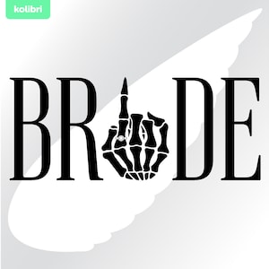 Skeleton Bride Finger Svg – Ring Svg – Bride Svg – Bridal Shower Svg ...