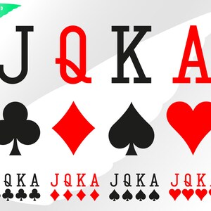 Playing Card Suits Svg – Playing Cards Svg – Card Suits Clipart ...