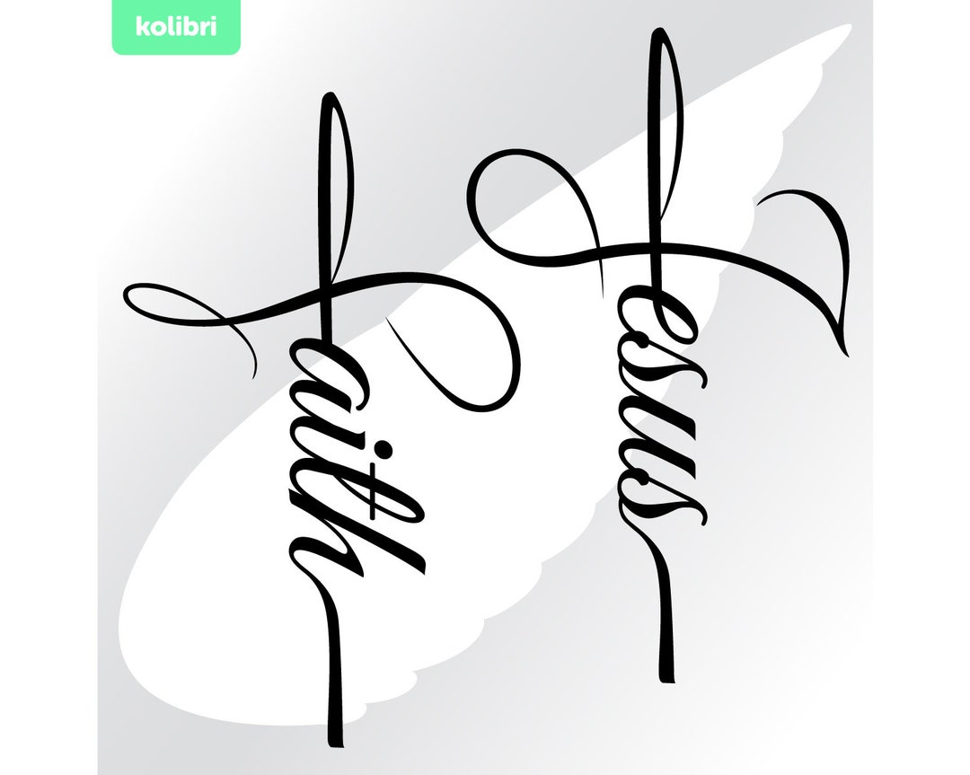 Faith Svg – Faith Cross Svg – Jesus Cross Clipart – Jesus Svg ...