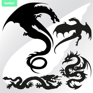 Dragon Svg – Dragon Clipart – Fantasy Creature Svg – Thrones Svg ...