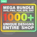 SVG Bundle PNG Bundle T Shirt Design Svg Shop Svg Files Clipart Mega ...