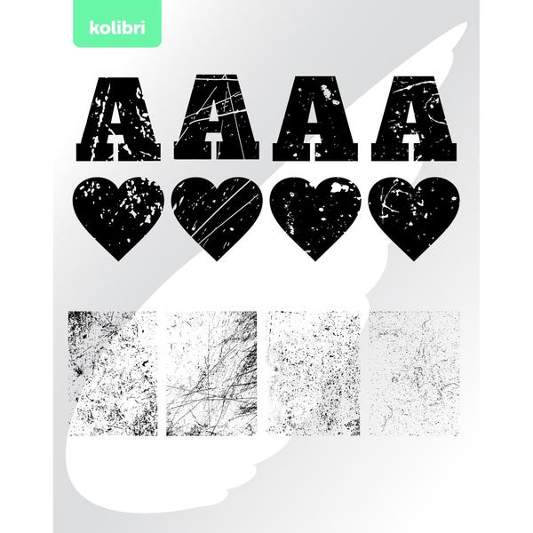 Distressed Svg Overlay - Etsy