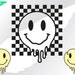 Checkered Smile Svg – Drippy Smile Svg – Melting Smile Svg – Pattern ...