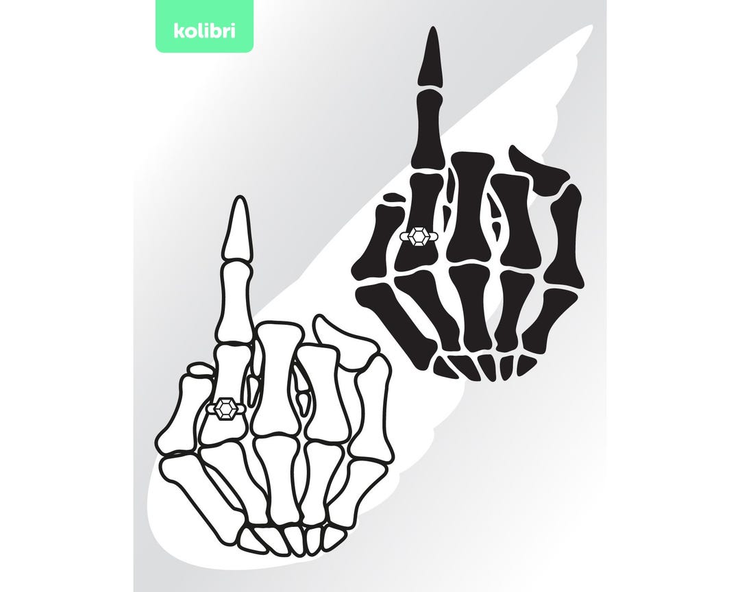 Skeleton Bride Finger Svg – Skeleton Svg – Bride Svg – Bride Png – Ring ...
