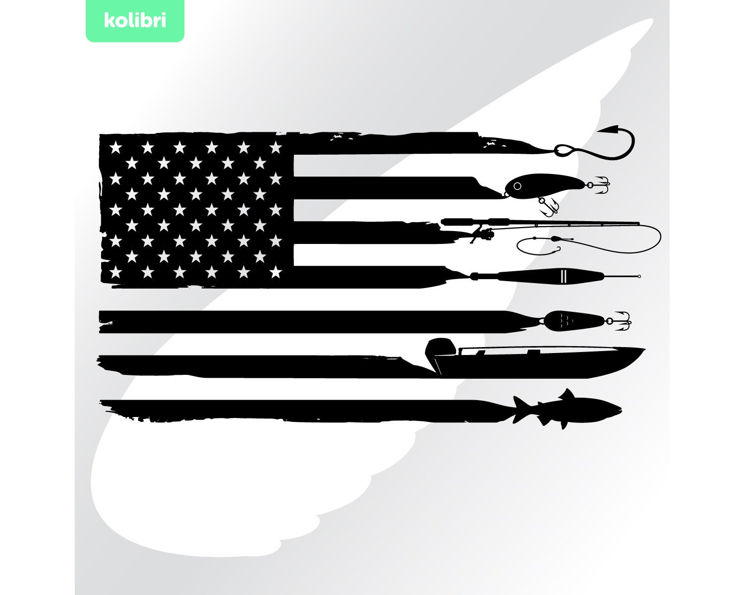 Fishing Svg – Fisherman Flag Svg – Fish Svg – Fisherman Svg – Fish Flag ...