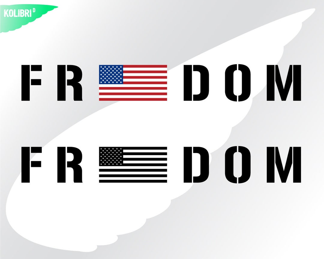 Freedom Svg US Flag Svg Freedom Flag Svg 4th Svg USA - Etsy