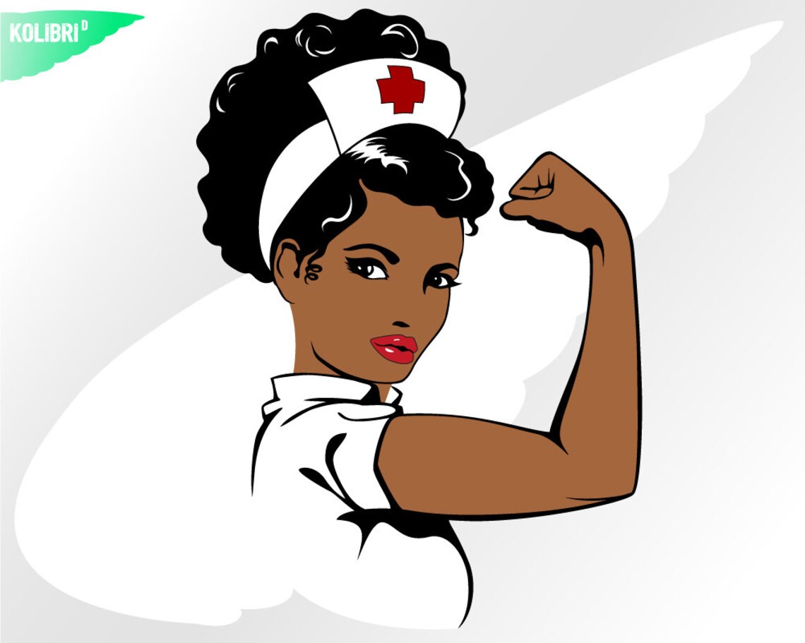 Black Rosie Svg – Rosie the Riveter Svg – Rosie Clipart – Rosie Nurse ...