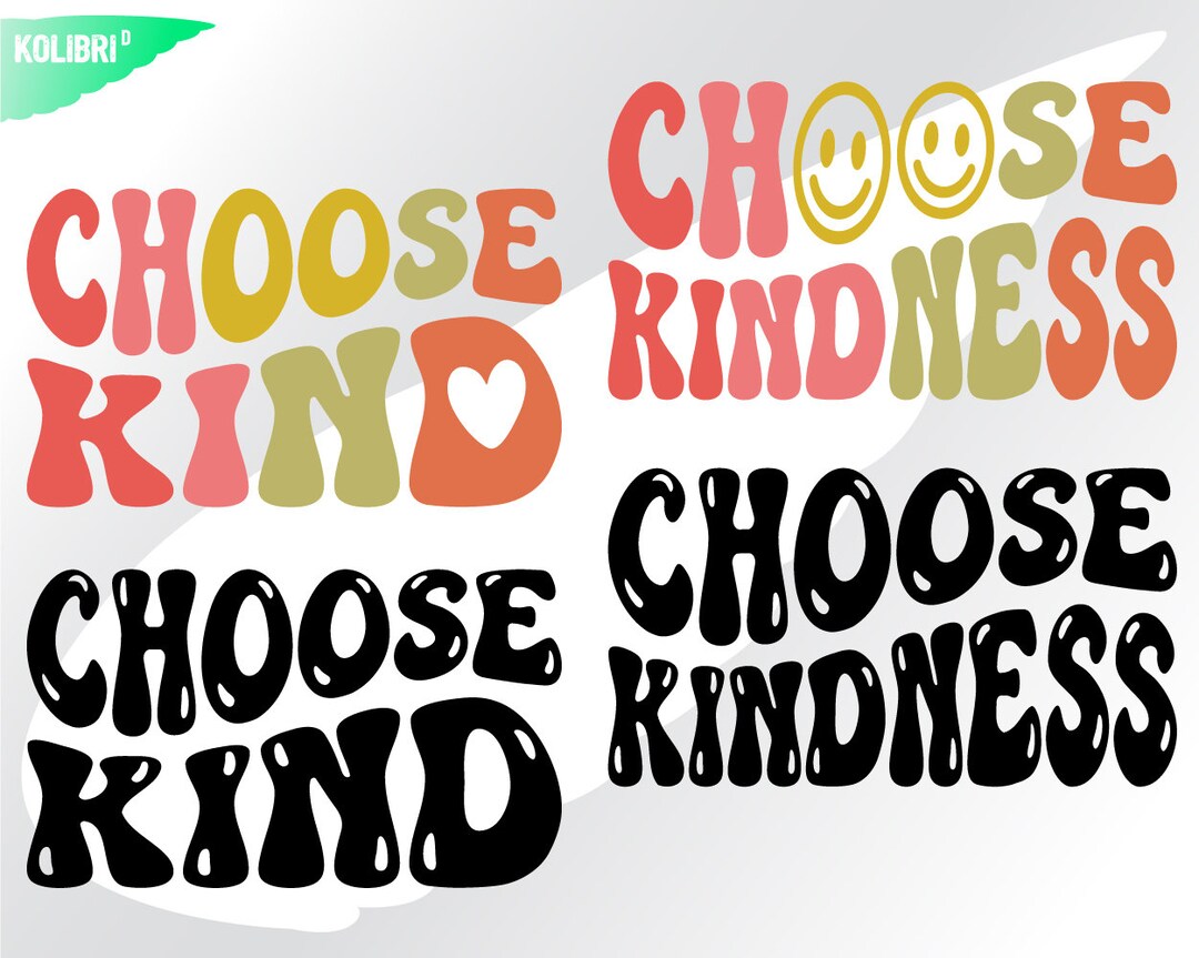 Choose Kindness Svg – Kind Png – Kind Svg – Retro Groovy Svg – Vintage ...
